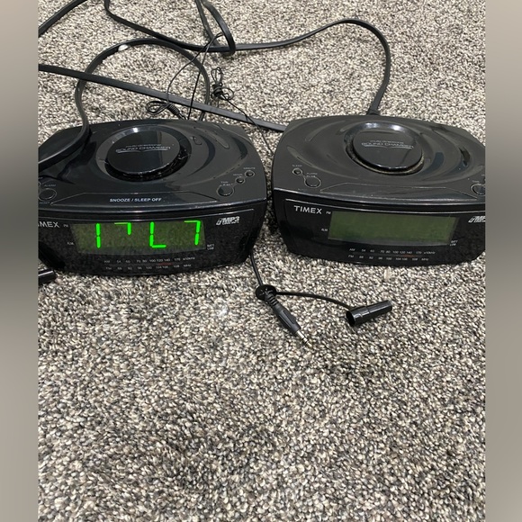 Timex | Other | 2 Timex Alarm Clocks With Mp3 Jack | Poshmark